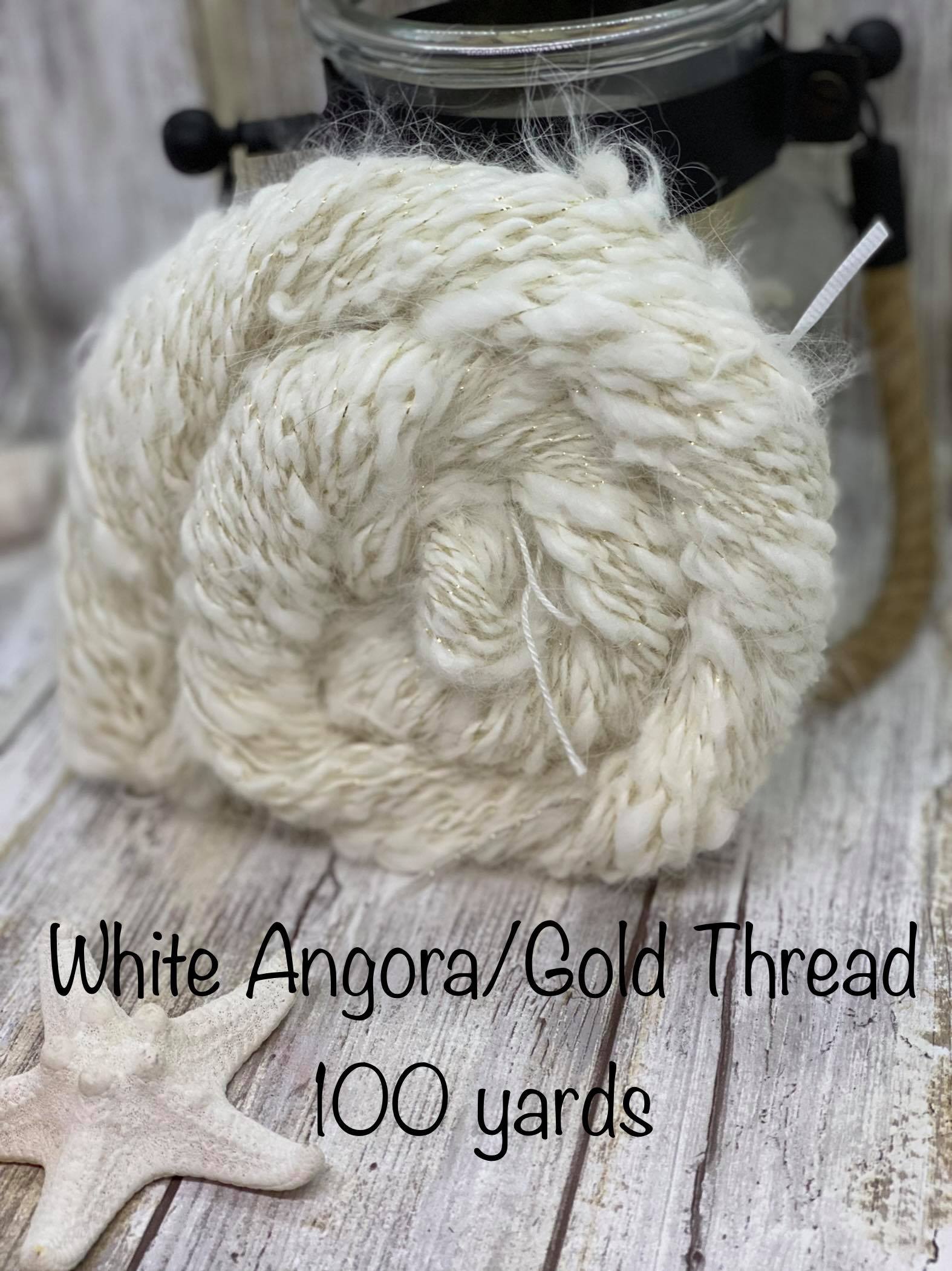 Handspun Angora Yarns | Purly Shell Fiber Arts llc