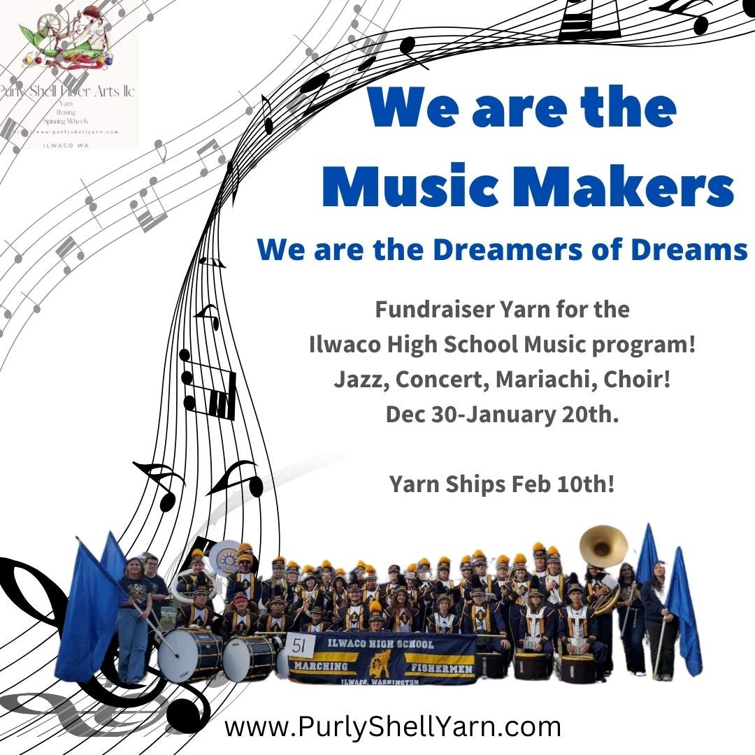 We Are the Music Makers We Are the Dreamers of Dreams Charity Yarn ...